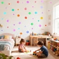 304 count Polka Dot Wall Colorful Peel and Stick Stickers, Removable ...
