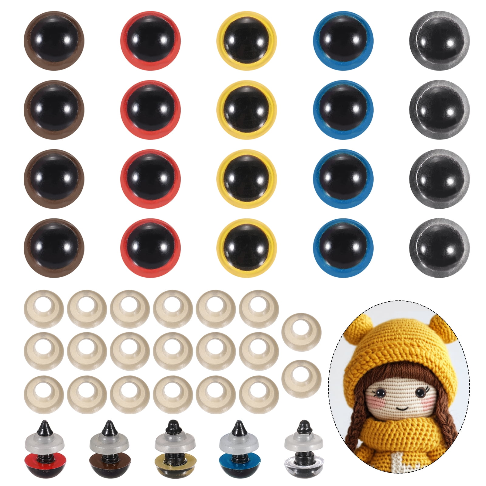 Click here for Uxcell 16mm Safety Eyes  20pcs Realistic Doll Croc... prices