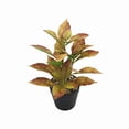 Artificial Fake Potted Plants Lifelike Leaf Greenery - No Maintenance ...
