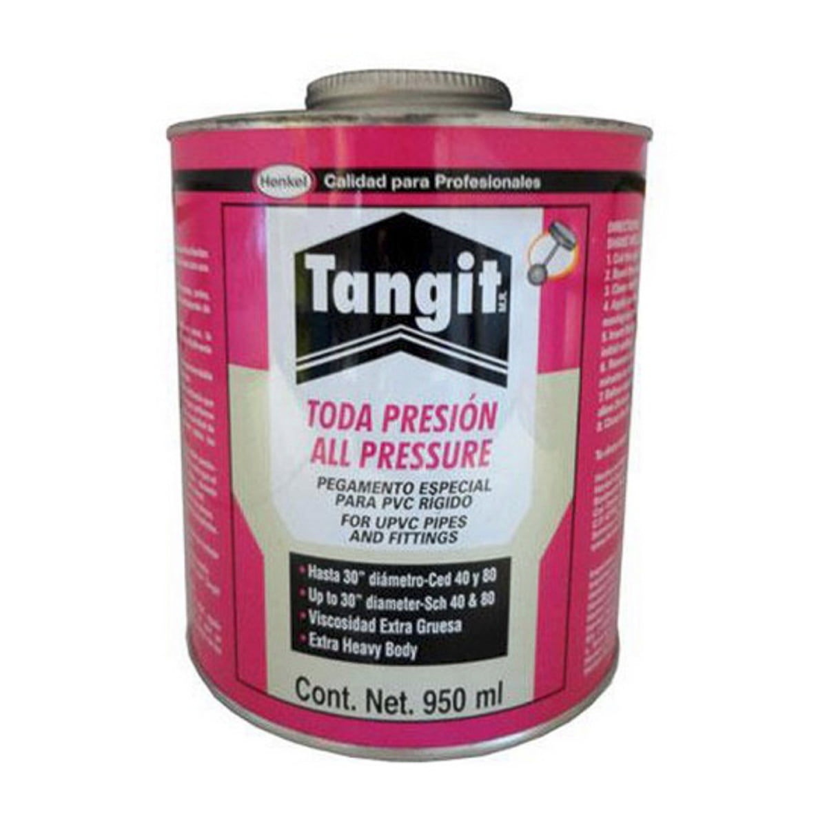 Cemento Tangit Pvc Para Tuberias Conexiones Hidráulicas 9 2418499 ...