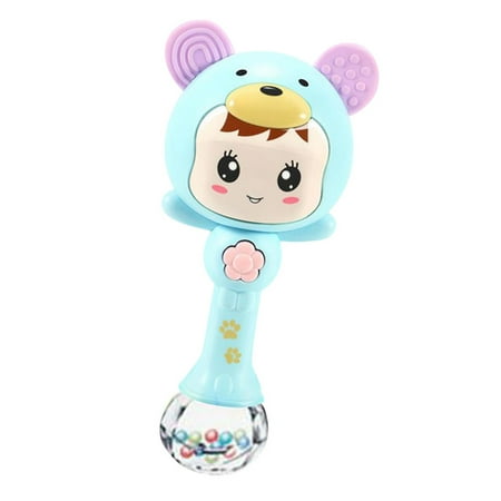 Baby Early Education Hammer Shaker Dynamic Rhythm Stick Baby Rattle ...