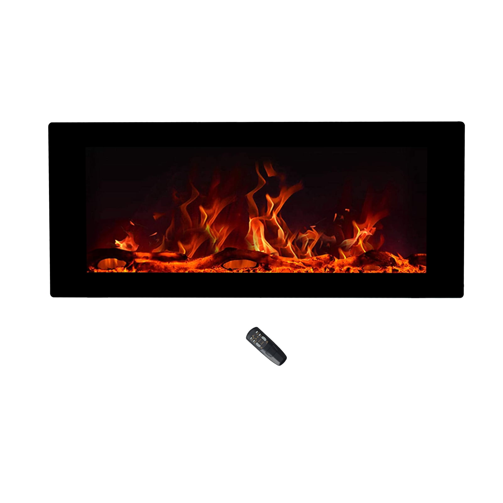 C-Hopetree Wall Mounted or Freestanding Electric Fireplace Heater with ...