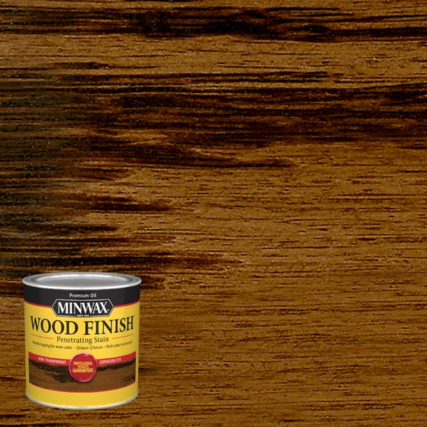 Minwax Wood Finish Penetrating Stain, Espresso Oil-Based, 1/2 Pint - Walmart.com