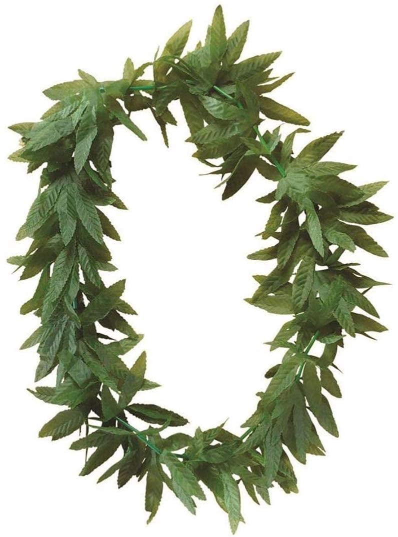 PMU Tropical Fern - Marijuana Leaf Lei Pkg/1 - Walmart.com