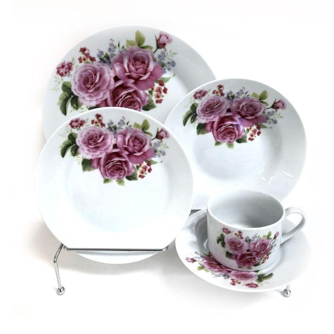 Bouquet Of Flower Dinner Set Dinner - Walmart.com
