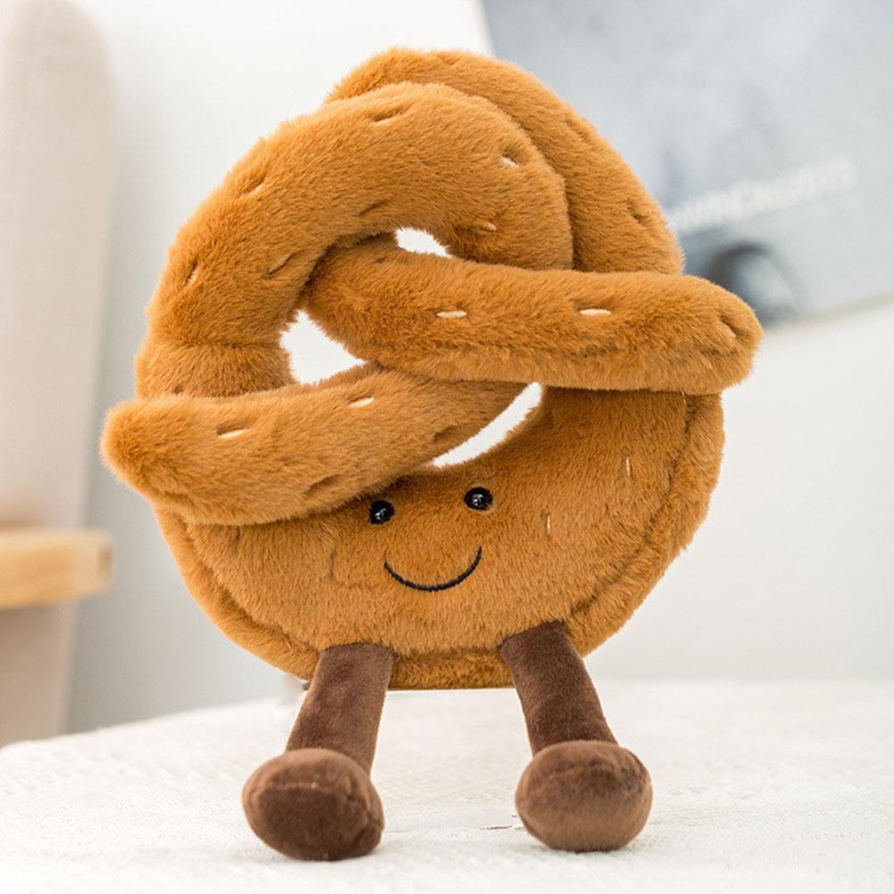 Cute Croissant Bread Plush Doll, Soft Stuffed Toy for Home Decoration ...