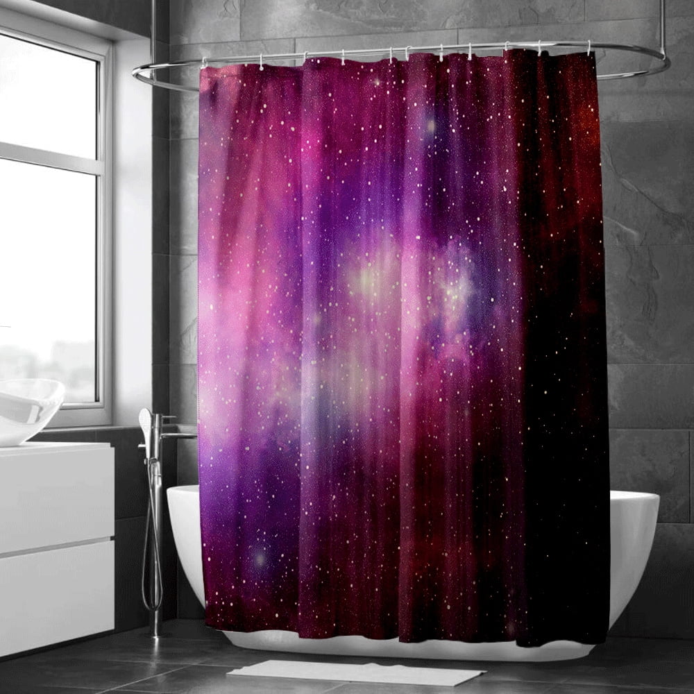 Shower Curtain M 150 180cm Space Bathroom Decor Space Aesthetic Modern
