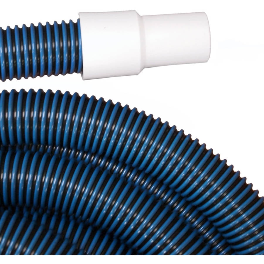 Pool Mate Premium-Deluxe Blue/Black Spiral Wound Swimming Pool Vacuum ...