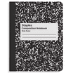 Staples Composition Notebook 7.5" x 9.75" Graph Ruled 80 Sheets Blue ...