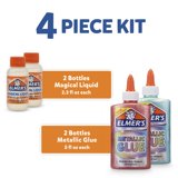 Elmer's, Metallic Slime Kit, 4 Count, Supplies Include Metallic Glue ...