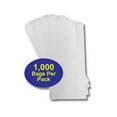 AP4I Pharmacy Prescription Bags, Plain White Paper Rx Bags 5"x2"x12 ...
