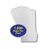 AP4I Pharmacy Prescription Bags, Plain White Paper Rx Bags 5"x2"x12 ...