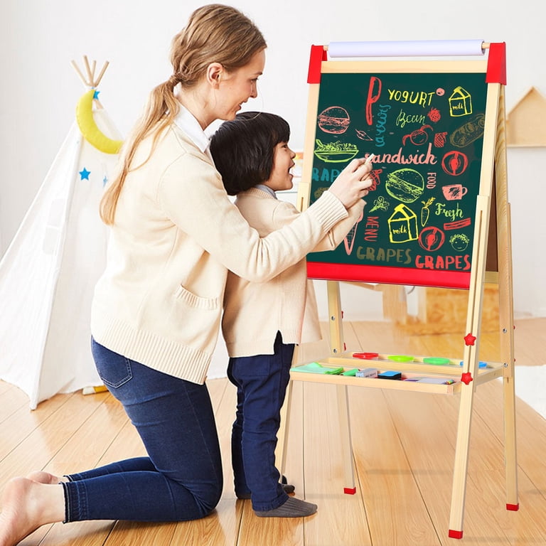 Kids Easel Crayola Kids Mini Wooden Art Easel - Dual Sided Chalkboard ...