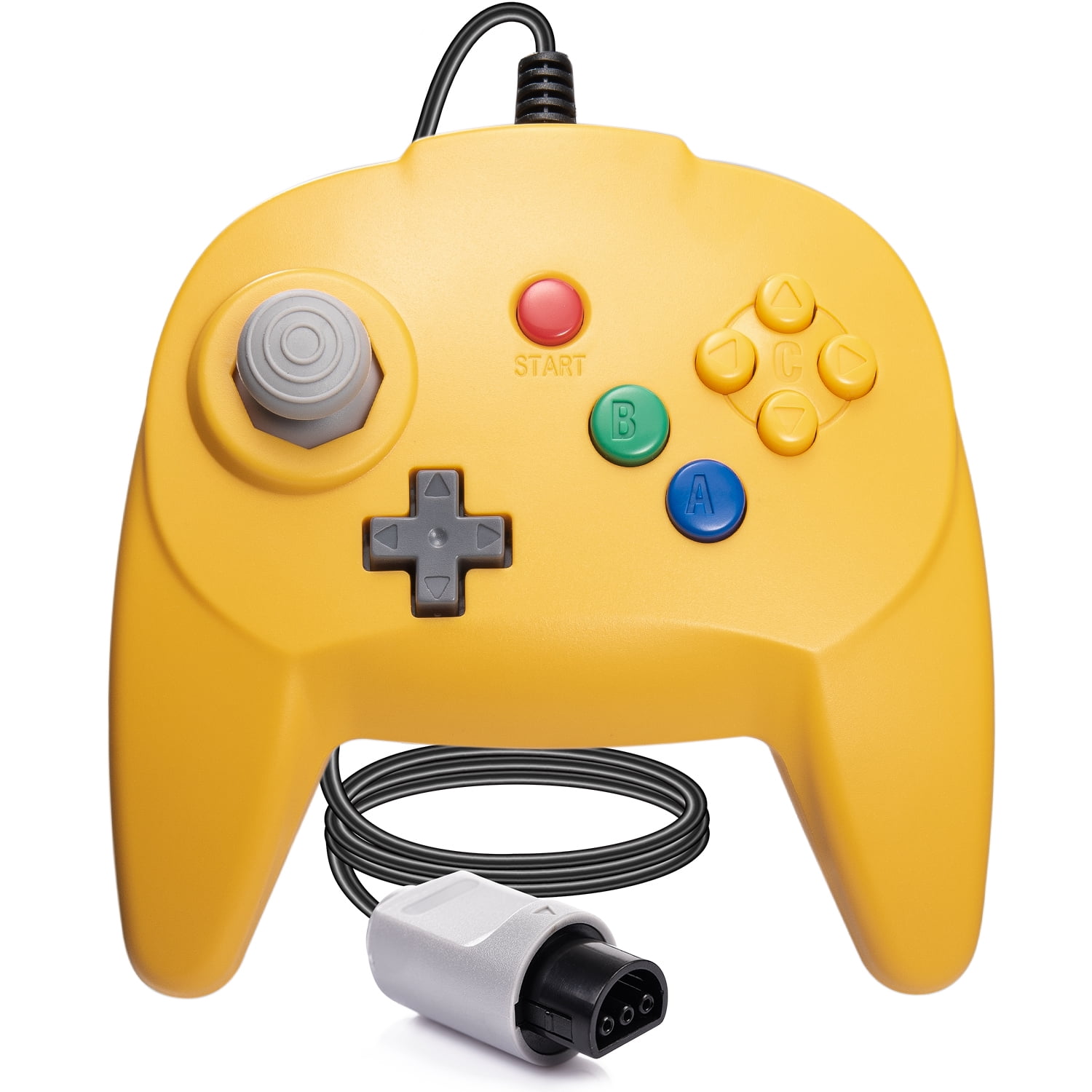 LUXMO N64 Controller, Classic Retro Wired Mini N64 Controller Gamepad ...