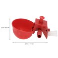 BESTYASH 15Pcs Red Poultry Water Drinker Durable Automatic Drinking ...