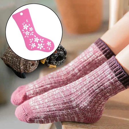 Sock Blocking Template for Knitting Stencil Socks Forms Blocking Board ...