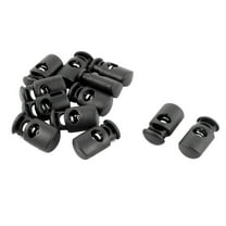 Uxcell Spring Cord Lock Plastic Cord Stopper End Fastener Double Hole ...