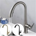 Chrome Pull-Out Kitchen Faucet Hot and Cold Water Washbasin Sink Faucet ...