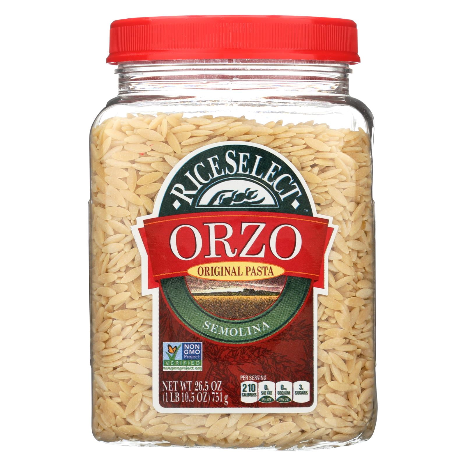 Rice Select Orzo - Original - Case Of 4 - 26.5 Oz. - Walmart.com