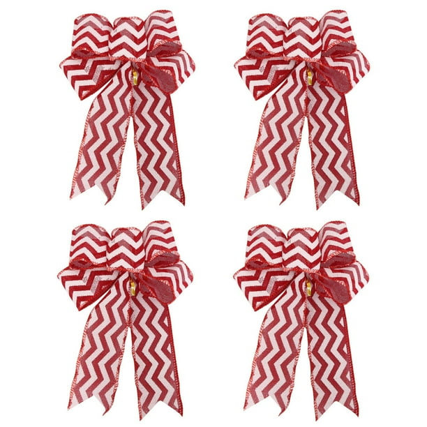 4 Pack Christmas Tree Topper 9 5 X 7 5 Toppers Bow Large Decorative