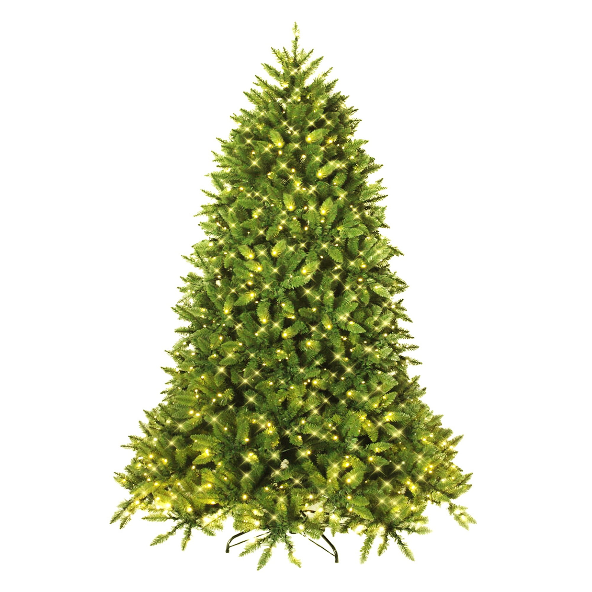 Click here for Costway 5ft Pre-Lit Pvc Christmas Fir Tree Hinged... prices