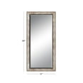 Decmode 65 X 31 Inch Rustic Foam Rectangular Framed Wall Mirror, Bronze ...