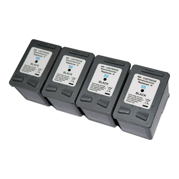 L-ink Remanufactured Ink cartridge x4 CHP-56BK4PK - Walmart.ca