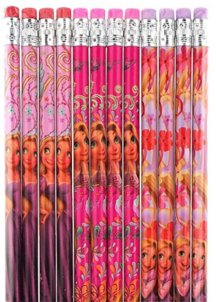 Disney Tangled Rapunzel Wooden Multicolor Pencils 12ct - Walmart.com