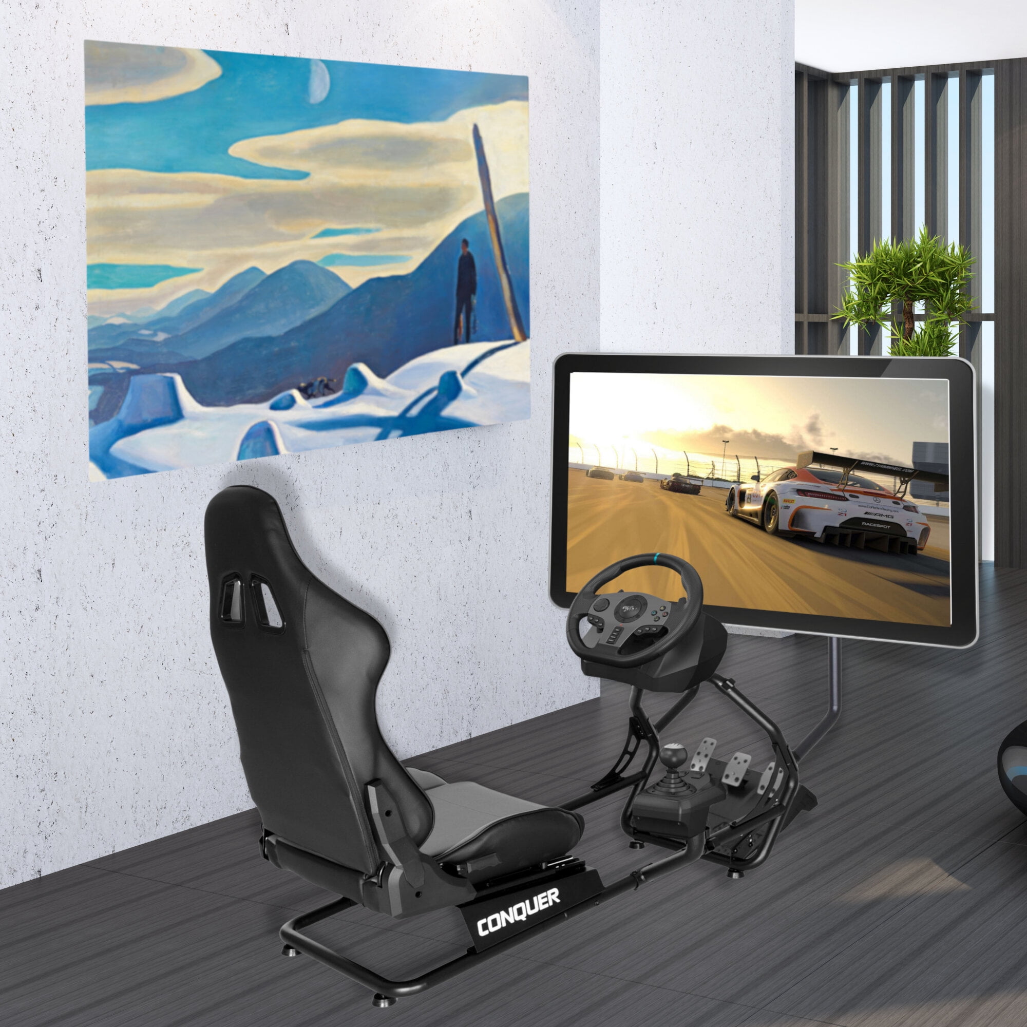 Race Simulator Cockpit with Single Monitor Stand and Philippines | Ubuy