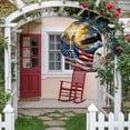 Bald Eagle Wind Spinner for Garden Yard 12In, Independence Day American ...