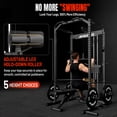 Mikolo Power Cage with Weight Stack Multi-Function Power Rack for Home ...