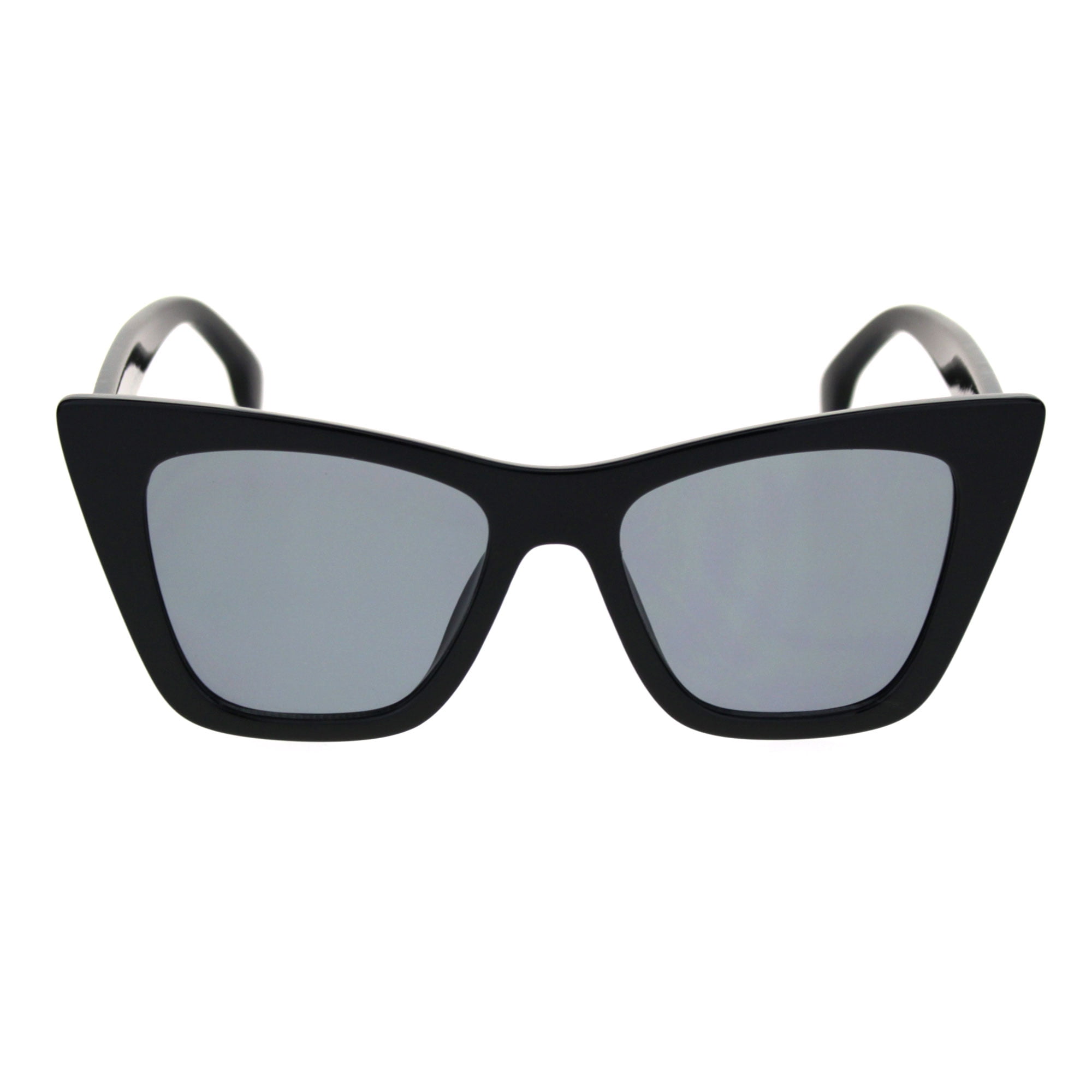 Womens Mod Style Large Square Cat Eye Hipster Plastic Sunglasses All