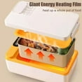 Cordless Electric Lunch Box Food Heater, Rechargeable Large-Capacity ...