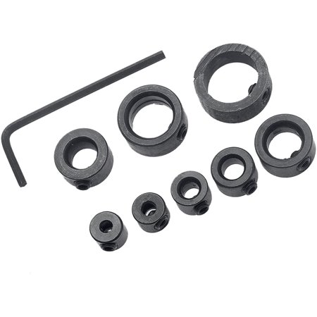 Drill Stop Bit Collar Set 1/8'', 3/16'', 1/4'', 5/16'', 3/8'', 7/16 ...