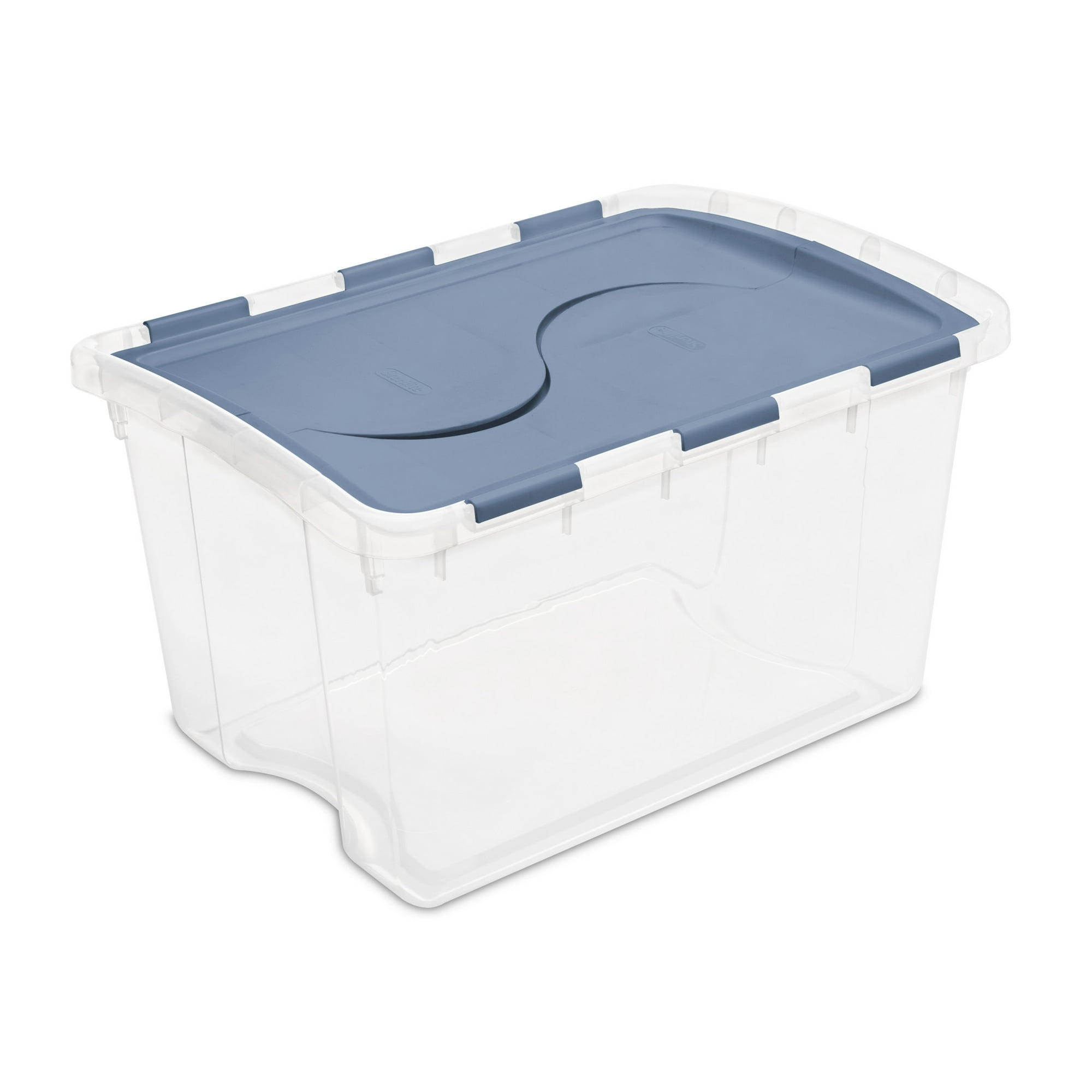 Click here for Sterilite 45 Liter Hinged Lid Storage Box  Blue 45... prices