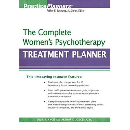 The Complete Women's Psychotherapy Treatment Planner | Walmart Canada