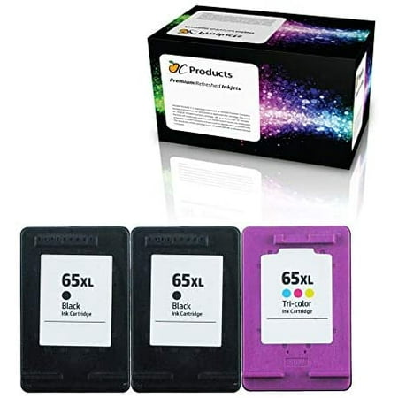 OCProducts Refil Ink Cartridge Replacement for HP 65 65XL for Deskjet ...