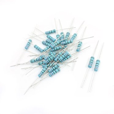 100pcs Axial Carbon Film Resistors 1k Ohm 0.25W 5%Tolerances 4 Color Bands - Walmart.com