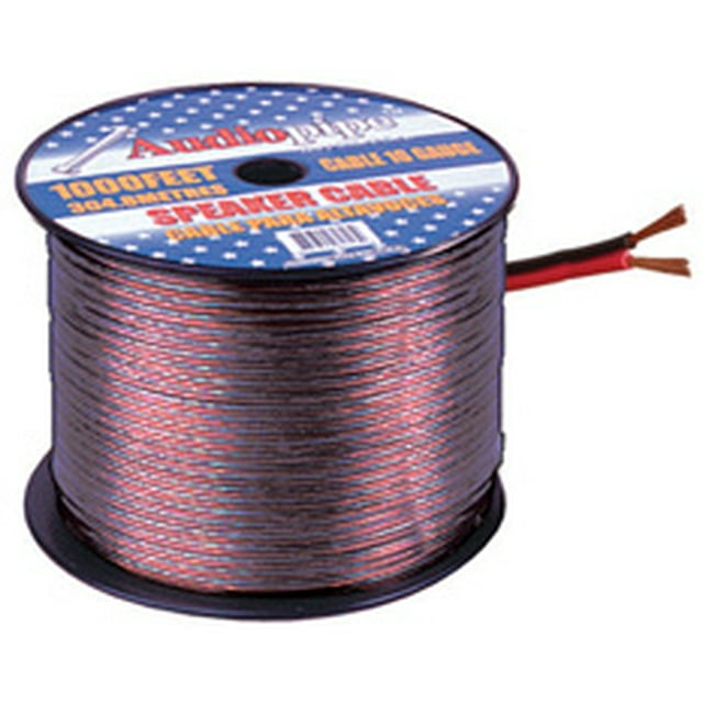 Nippon CABLE10100BK Audiopipe 10 Gauge Speaker Cable 100Ft Black And ...