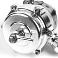 Universal Aluminum 50mm Turbo 35psi Boost Blow Off Valve+Trumpet+Flange ...