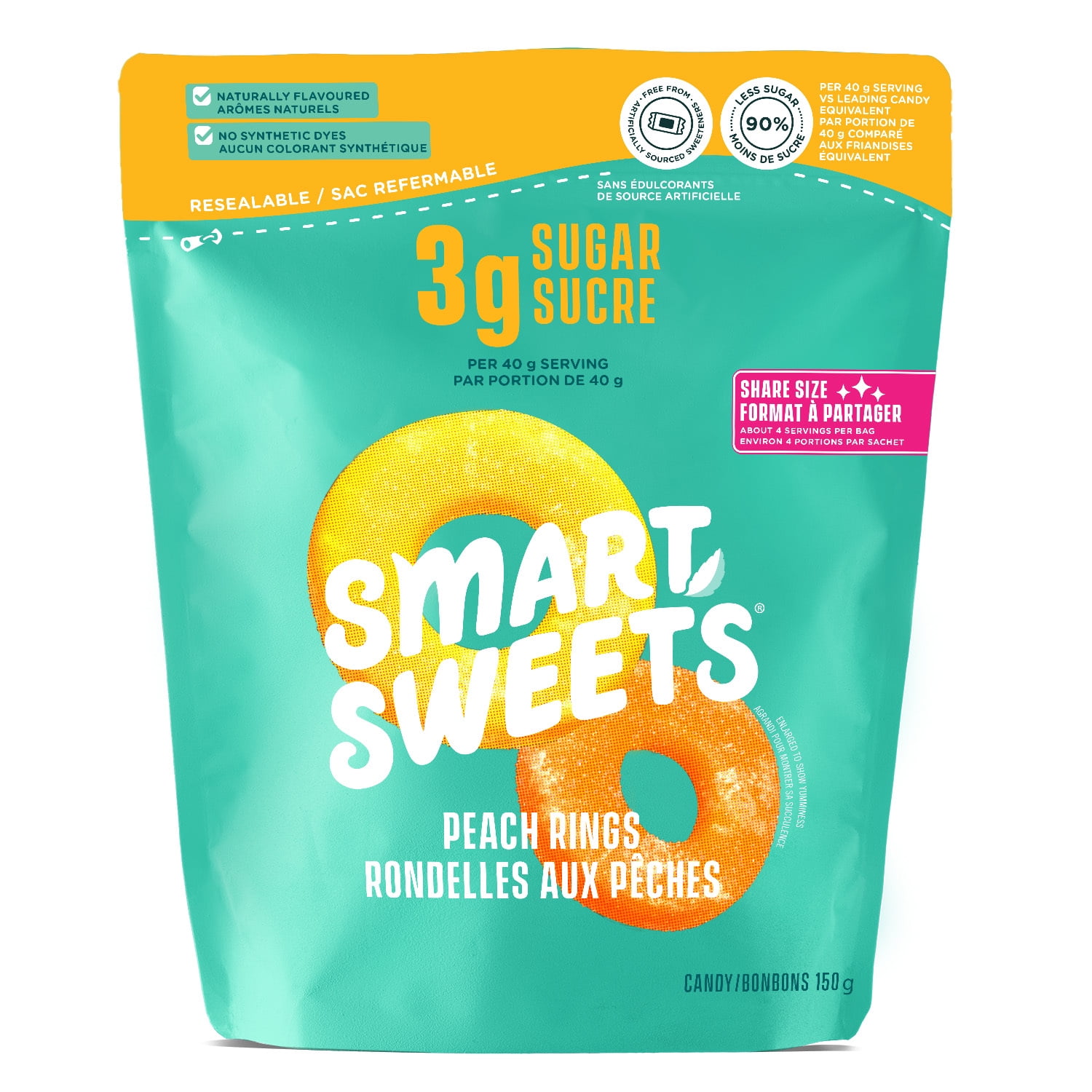 Click here for Smartsweets  Peach Rings  150g 150g prices