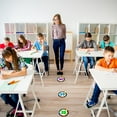 WaaHome 36Pcs 4" Classroom Floor Line Up Spots Dots, Number Spot ...