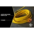 Yellow Jacket, Outdoor Extension Cord, 12/3 SJTW Lighted End, 25 ft ...