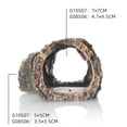 Aquarium Resin Tree Trunk Ornament, Hollow Log Cave Fish Tank ...