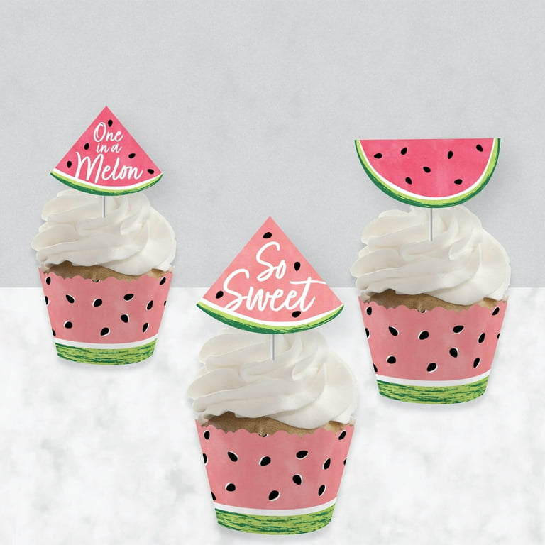 Watermelon Cupcake Liners