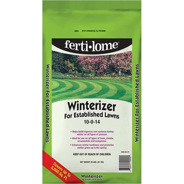 Fertilome 10900 Winterizer for Established Lawns 10-0-14 20 LBS ...