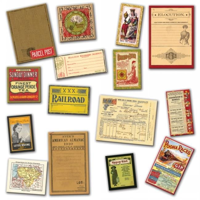 7Gypsies 7G17881 7 Gypsies Mini Ephemera 15/Pkg - Walmart.com