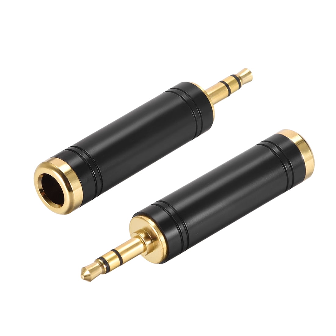 3.5mm Male to 6.35mm Female Connector Stereo Audio Adapter Coupler ...