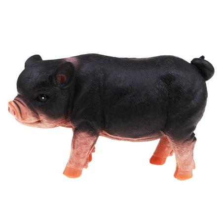 Polyresin Pig Money Box Animal Money Saving Decorative Box For Black ...