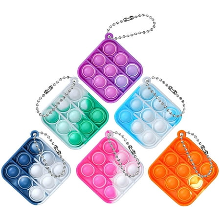 IGUOHAO 12 Pcs Pop Sensory Fidget IGUOHAO s,Mini Simple Popper Bubble ...